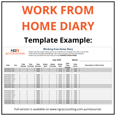 Claiming Work from Home Expenses on Your 2024/2025 Income Tax Return - NGR Accounting